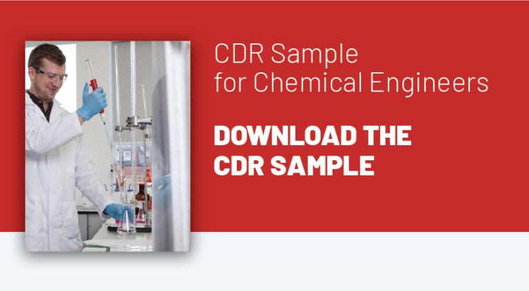 CDR Sample for Chemical Engineers - CDR Report Writers Australia