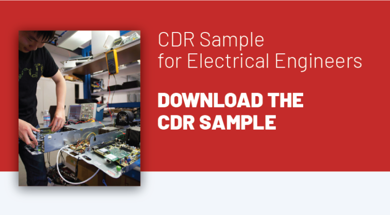CDR Sample for Electrical Engineers - CDR Report Writers Australia