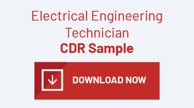 CDR sample for Electrical Engineering Technician - CDR Report Writers