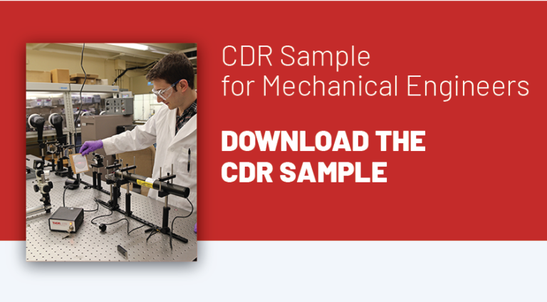 CDR Sample for Mechanical Engineers - CDR Report Writers Australia