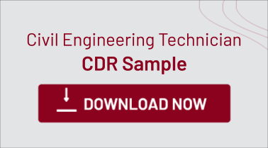 CDR Sample for Civil Engineering Technician - CDR Report Writers