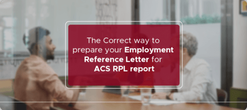 Employment Reference Letter For Your ACS RPL Report | 2022