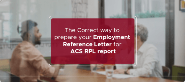 Employment Reference Letter For Your ACS RPL Report | 2022