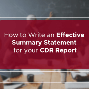 Give your CPD report a boost for an excellent CDR report