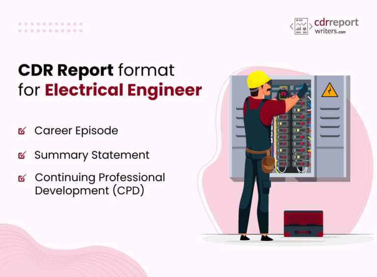 Prepare CDR report for Electrical Engineers