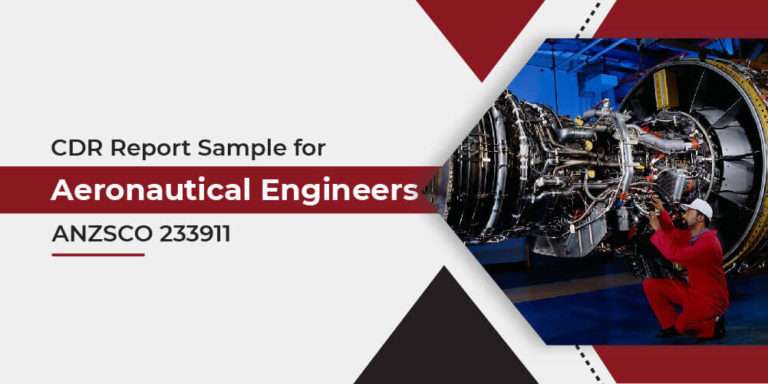 CDR Sample for Aeronautical Engineers - CDR Report Writers