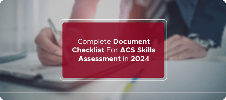 ACS Skills Assessment - Complete Document Checklist 2024